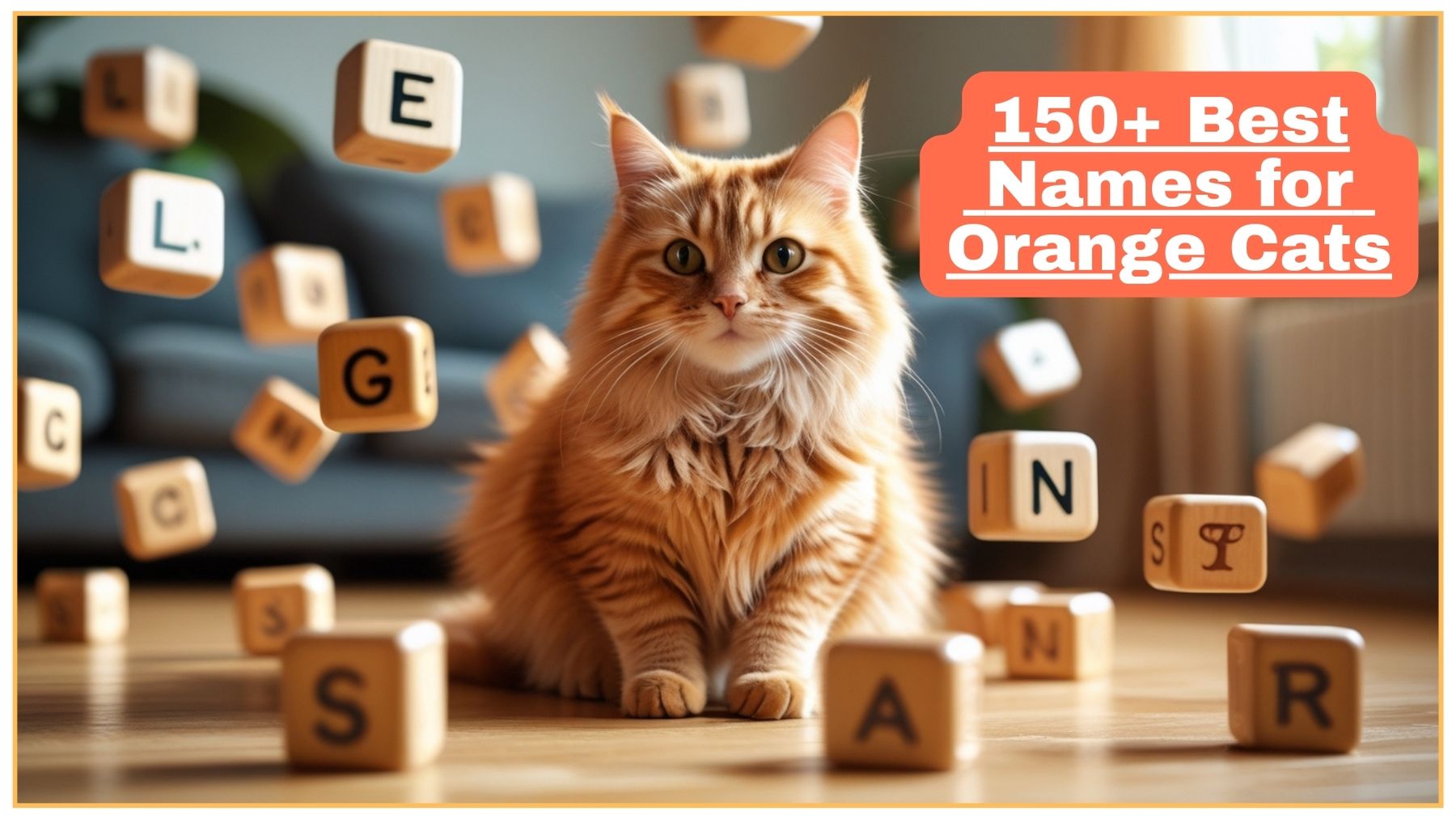 150+ Best Names for Orange Cats (Male, Female & Cute Ideas) - Happy Cat ...