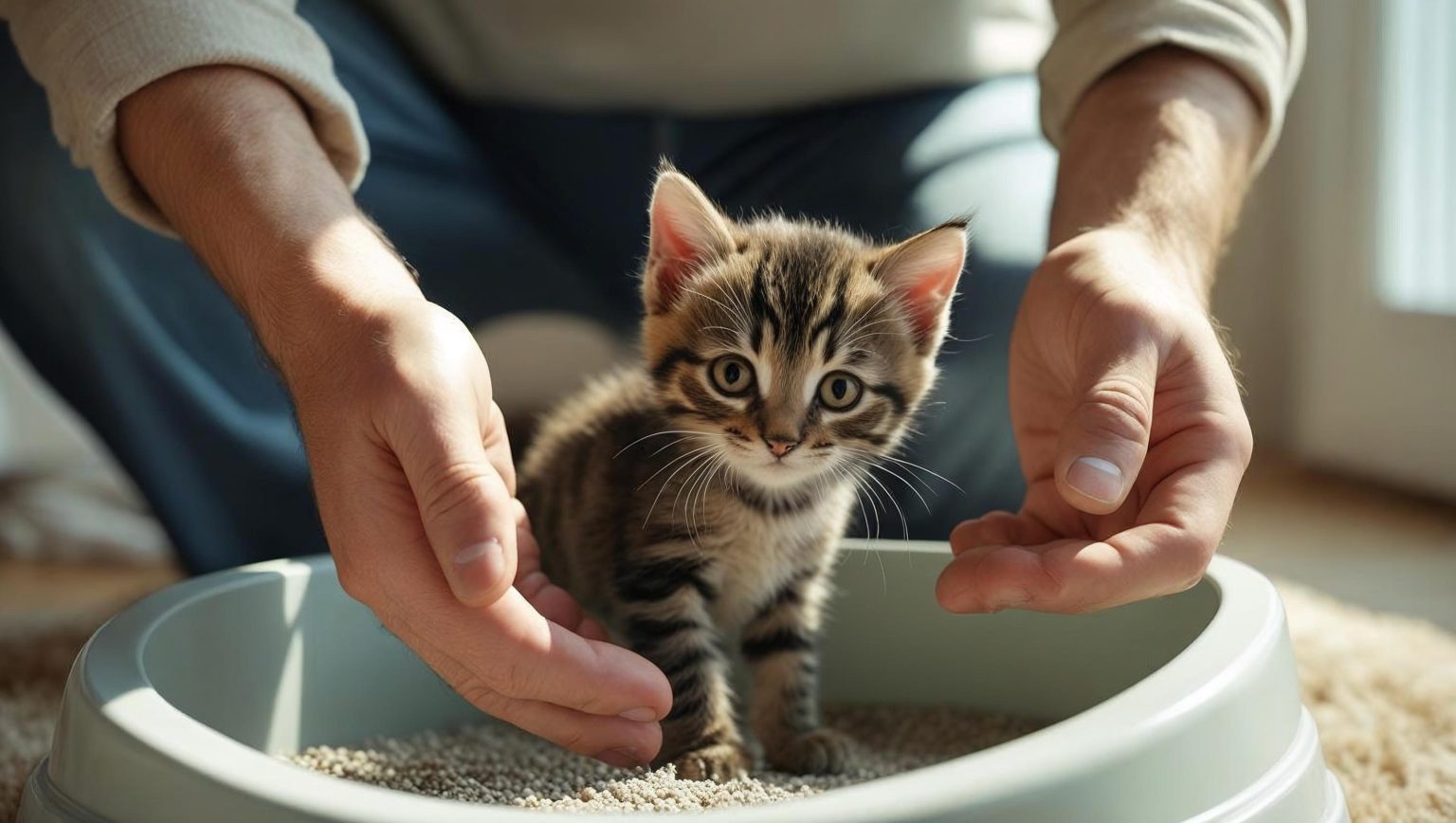 How to Litter Train a Kitten in 5 Simple Steps (Fast & Easy) - Happy ...